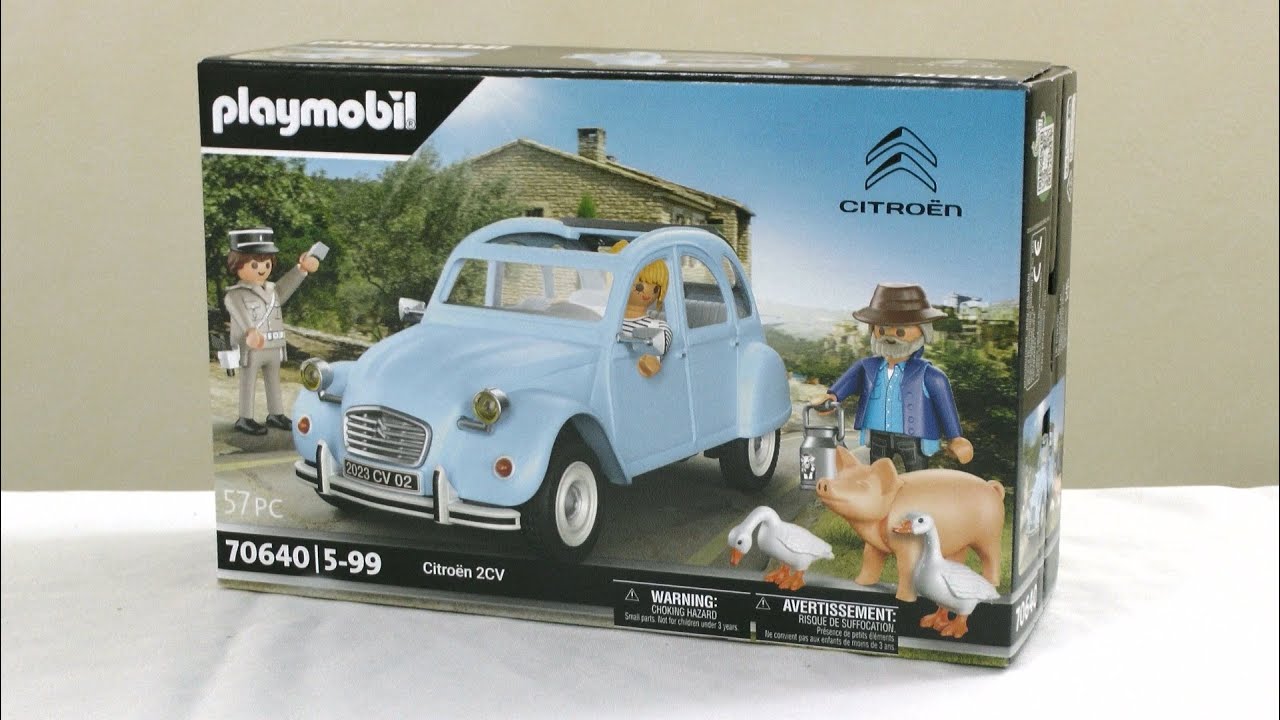 Unboxing Playmobil : La Citroën 2CV (2023) – 70640 - YouTube