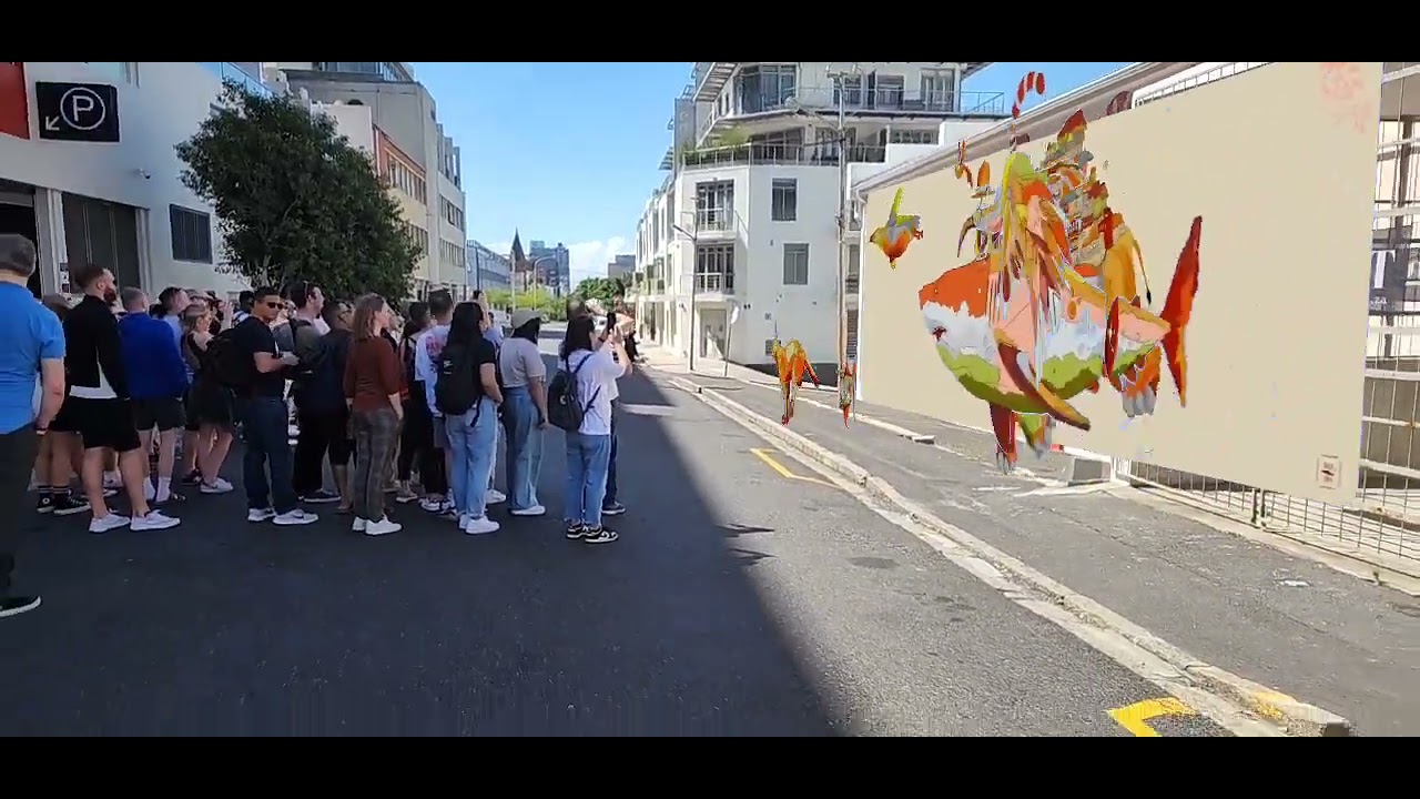 Augmented Reality Street Art Mural: ART COMES TO LIFE - YouTube