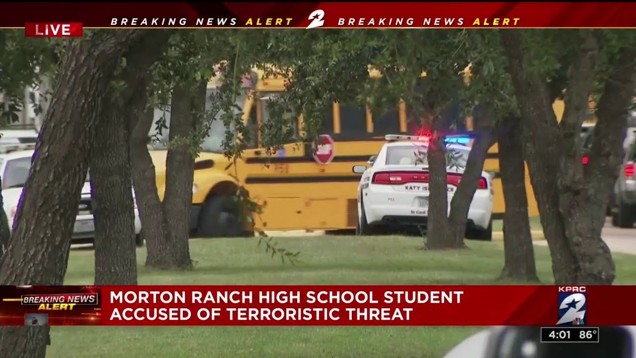 Morton Ranch High School student accused of terroristic threat - YouTube