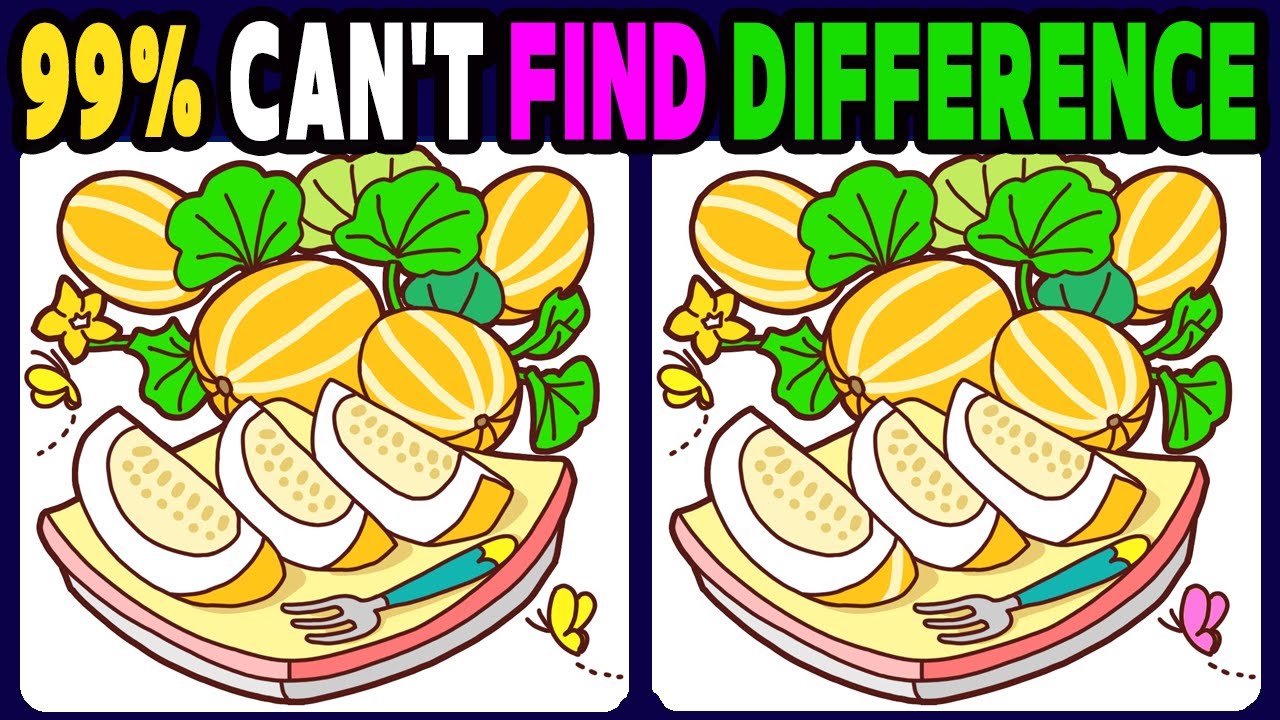 【Spot & Find The Differences】Can You Spot The 3 Differences? Challenge ...