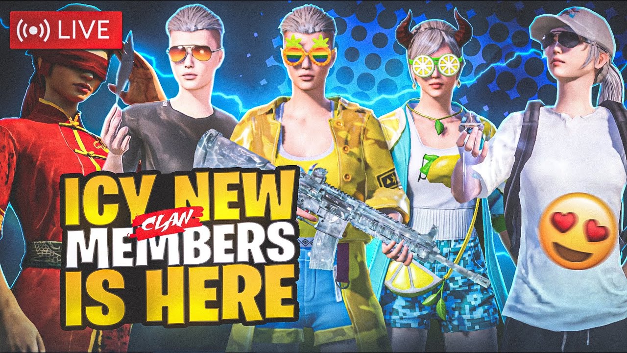 Icy CLAN NEW MEMBERS IS HERE LAST DAY SHOW ME YOUR SKILL - YouTube