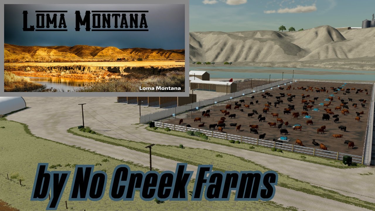 Wide open spaces!! Map Tour of Loma, MT by No Creek Farms! - FS22 - YouTube