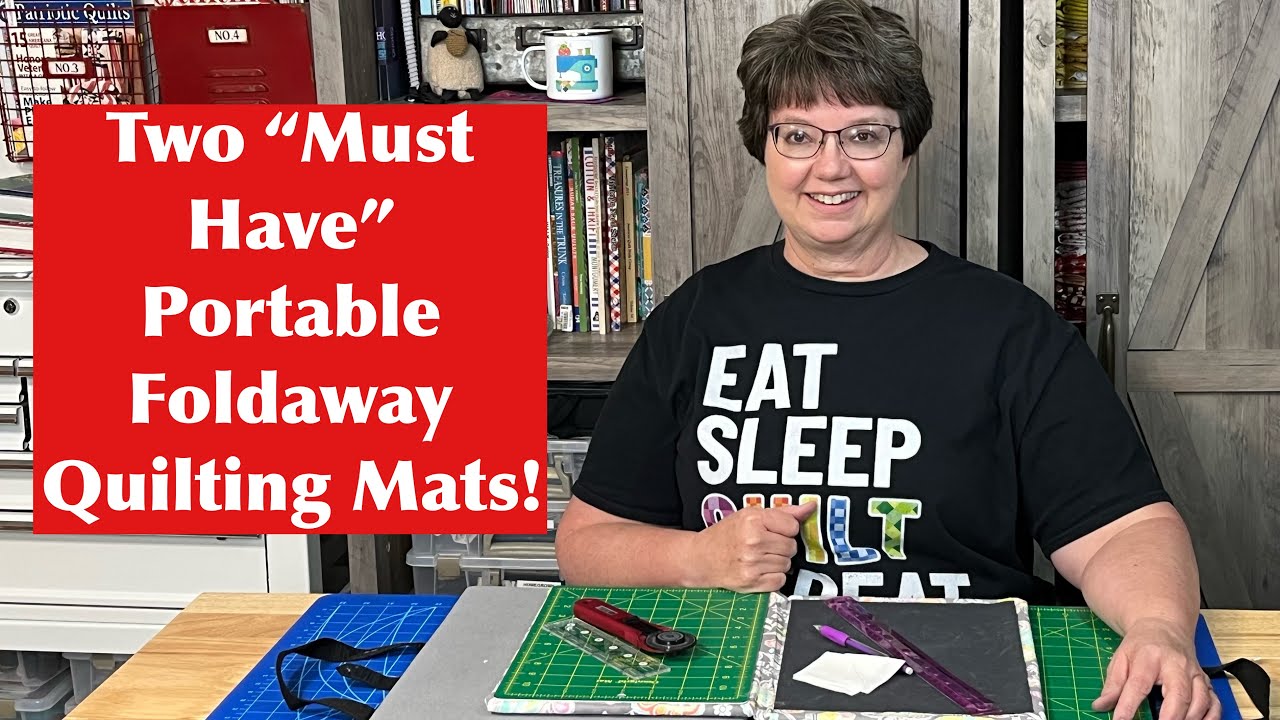Two “Must Have” Portable Foldaway Quilting Mats - YouTube