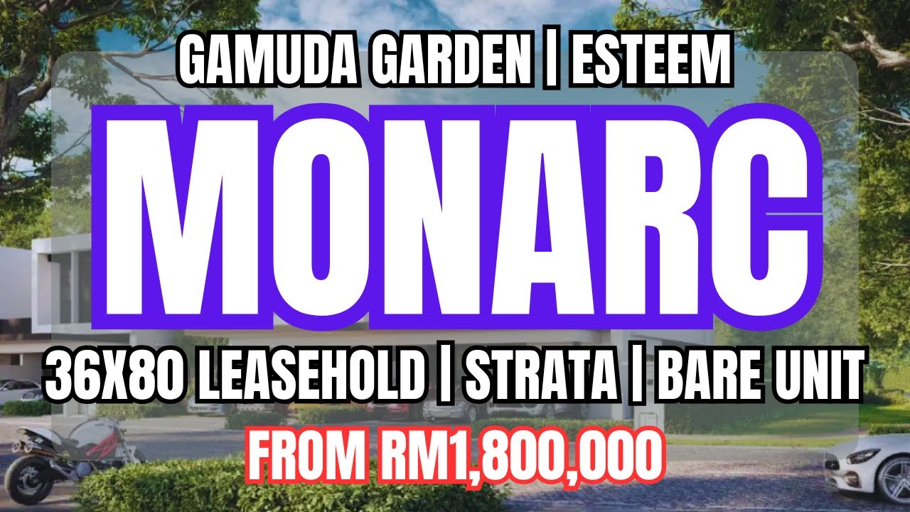 36x80 Semi D Monarc Bare Unit | Gamuda Gardens 【Nicholas's Property ...