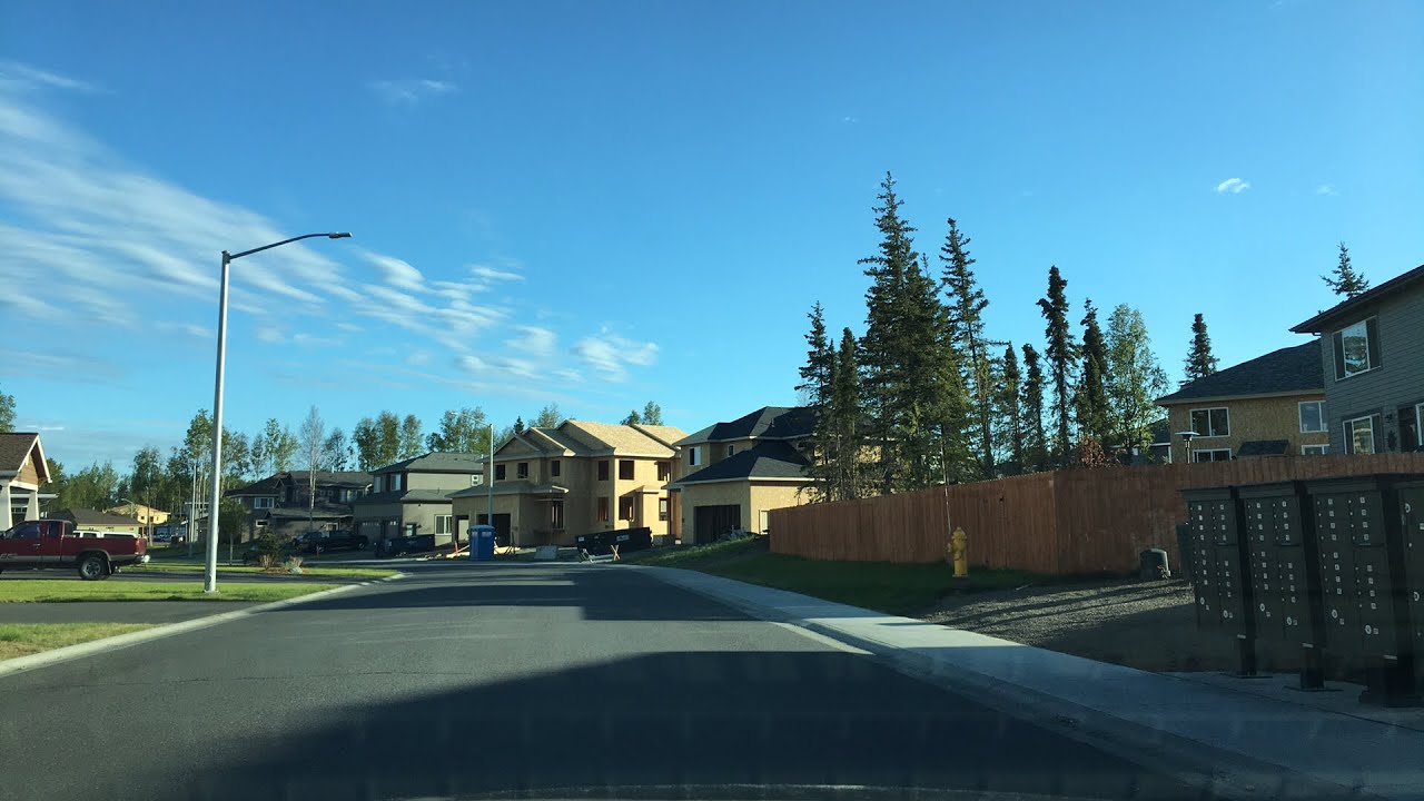 Morning Drive to Walmart - Anchorage Alaska - YouTube