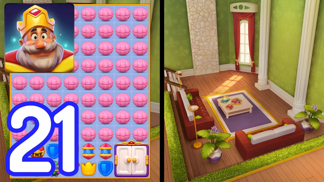 Royal Match-(Gameplay 21)-Niveles Del 201 Al 210 - YouTube