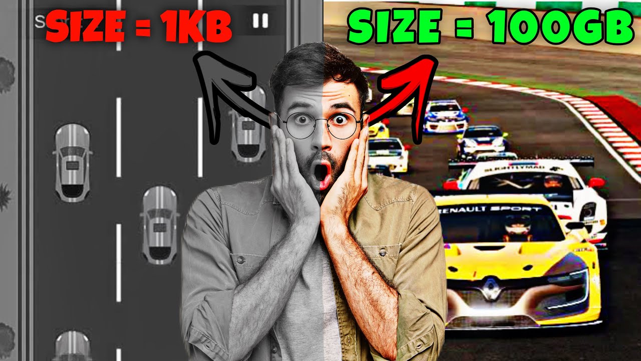 0KB To 100GB Playstore Games 💀 - YouTube