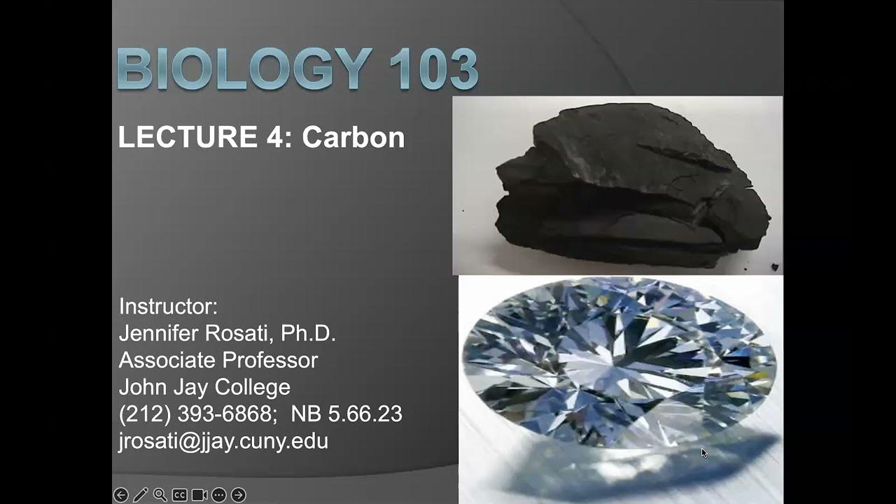 Lecture 4 Part 1 Carbon - YouTube