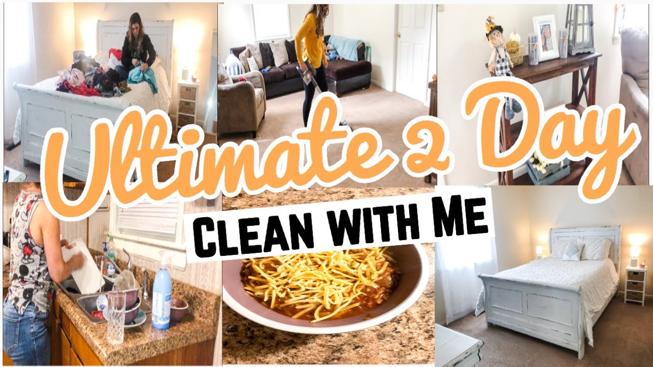 Ultimate Clean with Me|2 day Clean with Me|Fall Recipe - YouTube