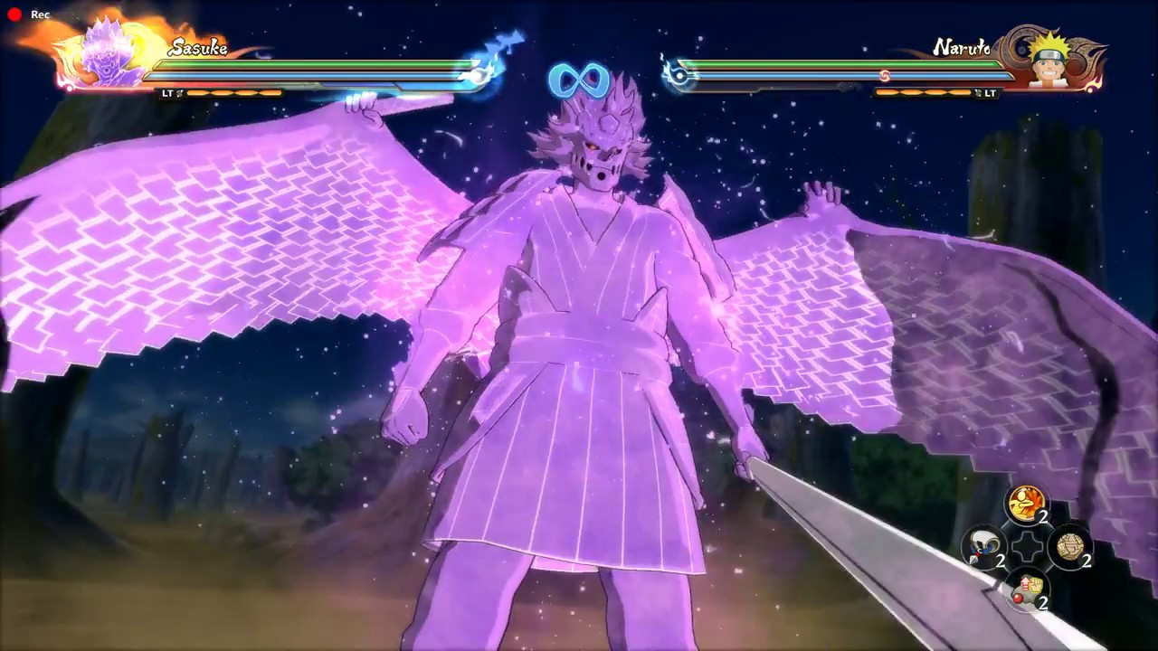 Sixth Paths Sasuke uchiha NSUNS4 moveset - YouTube