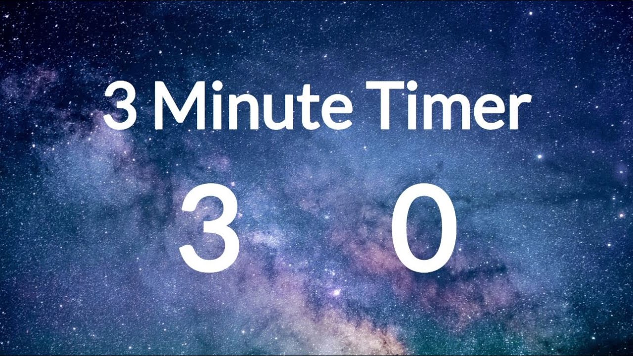 3 Minute Timer - YouTube