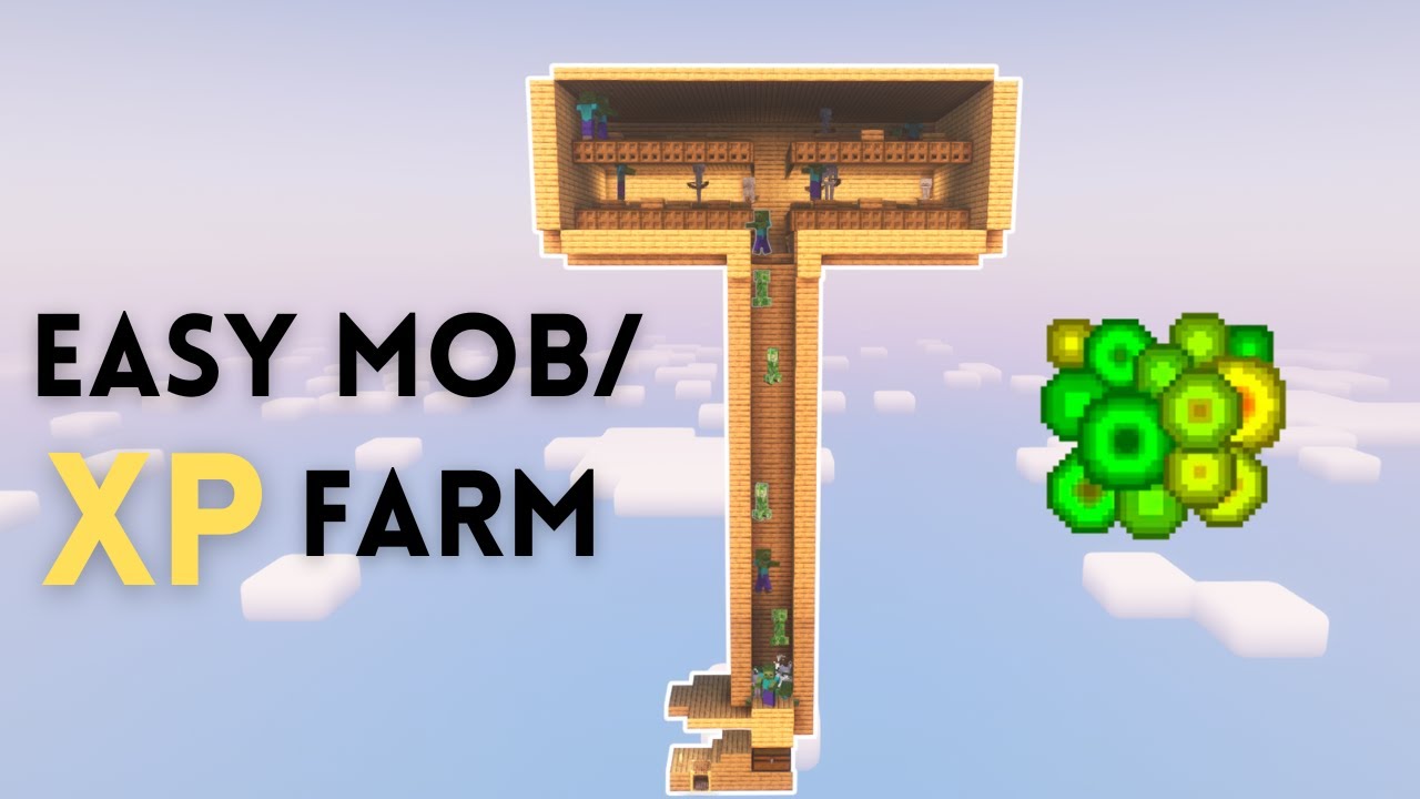 Minecraft - EASY MOB XP FARM TUTORIAL - 1.21 - 30 LEVELS in 7 MINUTES ...