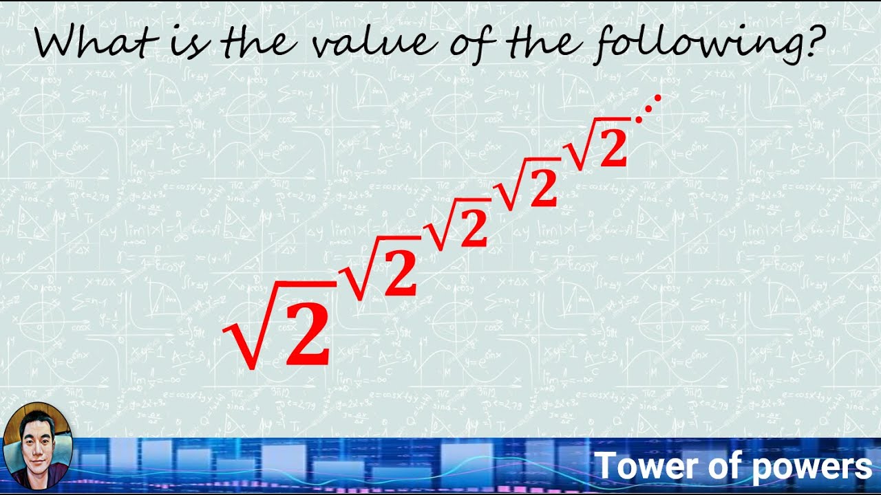 Can you find the value of this tower of powers? 2 or 4? - YouTube