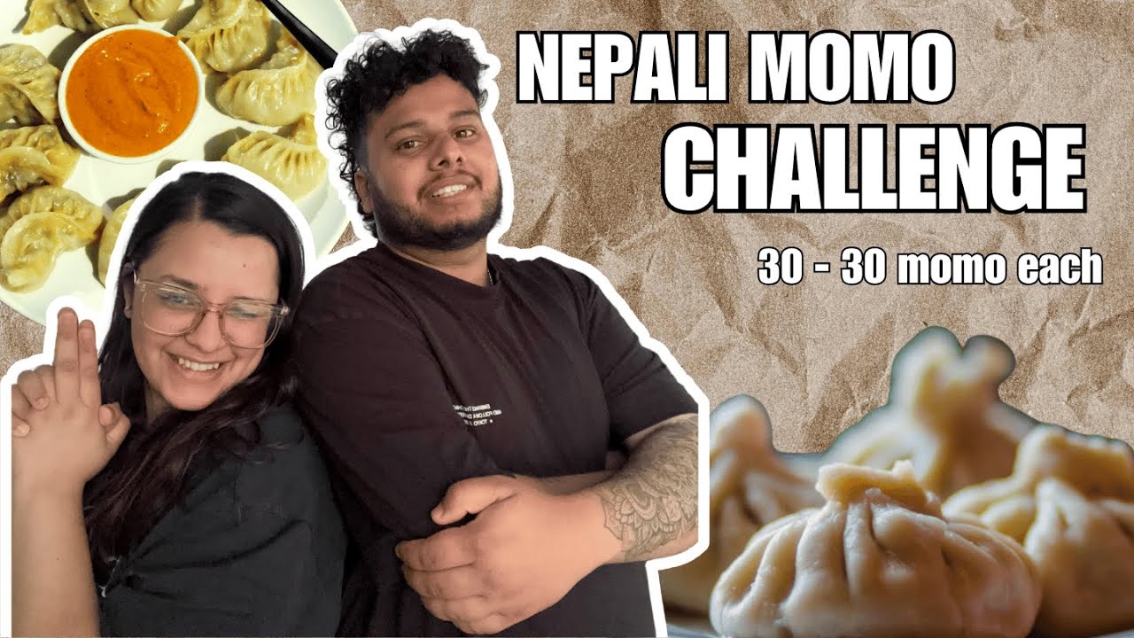 60 Pieces MOMO CHALLENGE WITH SPICY ACHAR || WHO WON??? || PUNISHMENT K ...