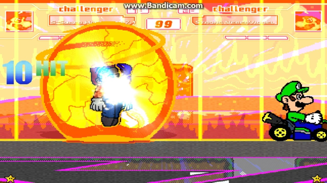 MUGEN Battle #3 S-Super Mario VS Strong WeberViorel - YouTube