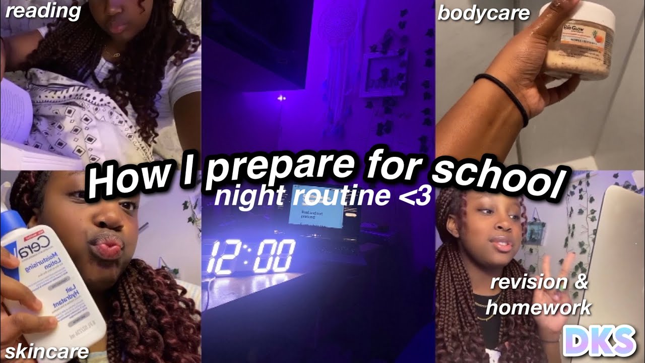 my most PRODUCTIVE night routine ever // How I prepare for school - YouTube