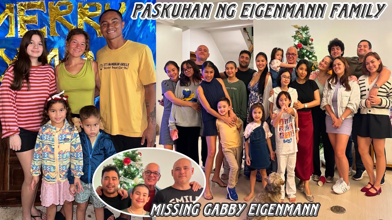 Paskuhan ng Eigenmann family kulang ang reunion wala si Gabby at Andi ...