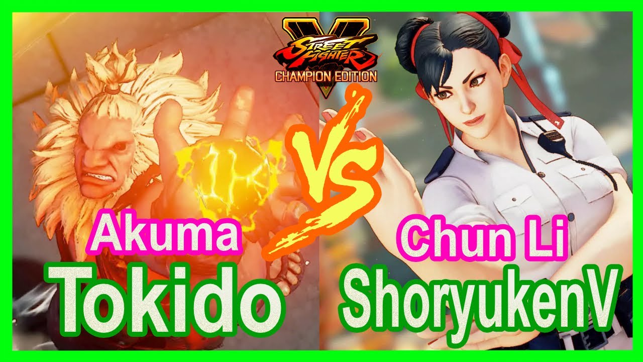 SFV Tokido Akuma VS ShoryukenV Chun Li - YouTube