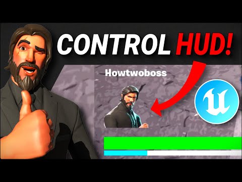 Controlling the HUD in Fortnite Creative/UEFN! (Health, Shields, Player Name + Icon, etc)
