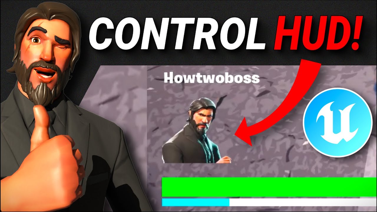 Controlling the HUD in Fortnite Creative/UEFN! (Health, Shields, Player ...