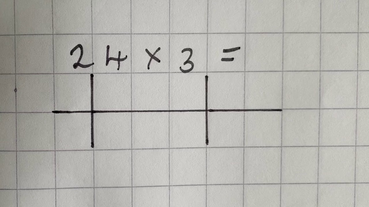 Y3 Multiplication grid method - YouTube