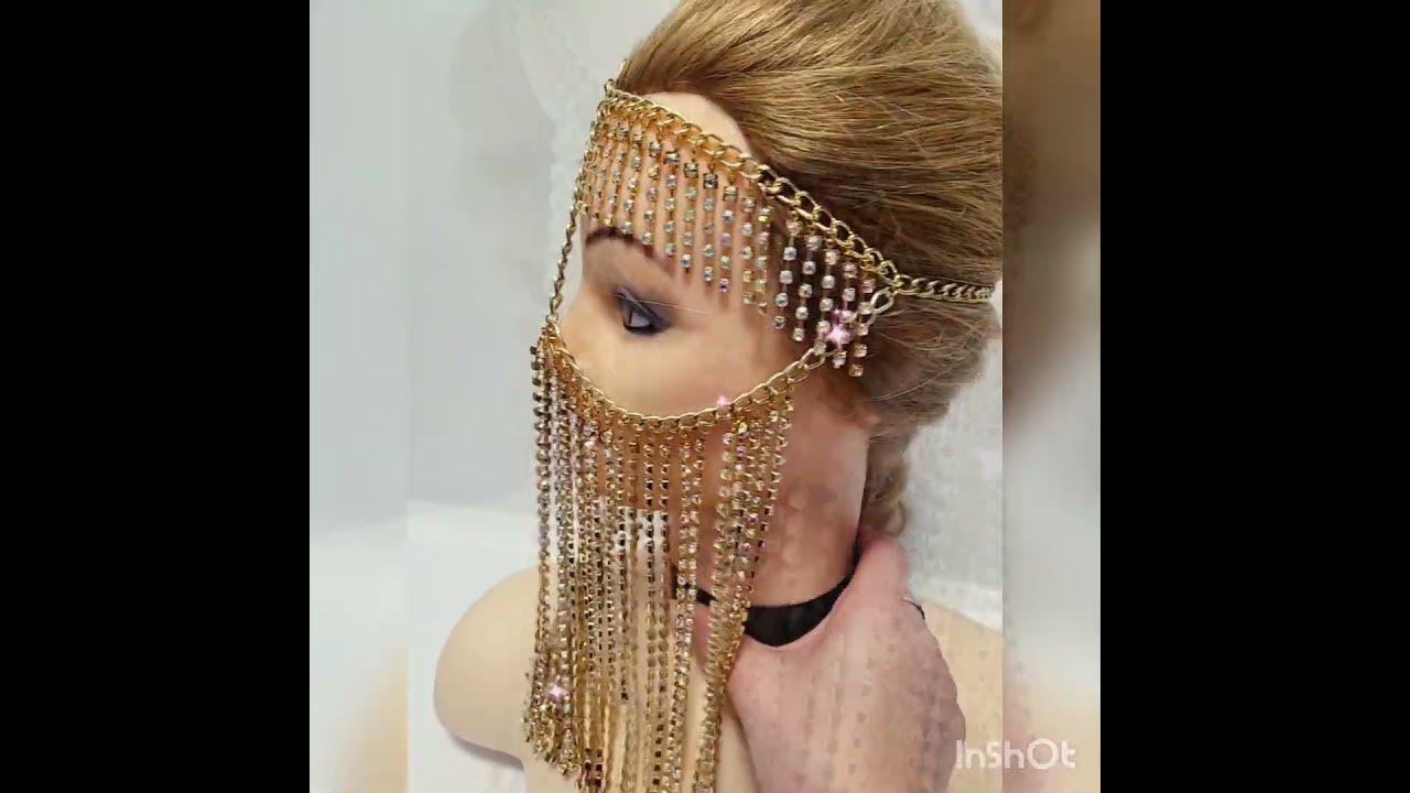 Украшение на лицо, тика бурга, маска для танца живота, belly dance ...