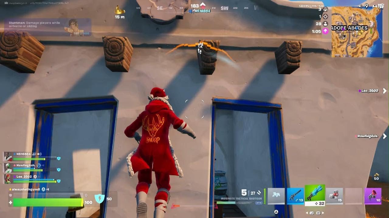 santa Snoop Wannabe IN TEARS as lee Wannabe sends him FLYING with ...