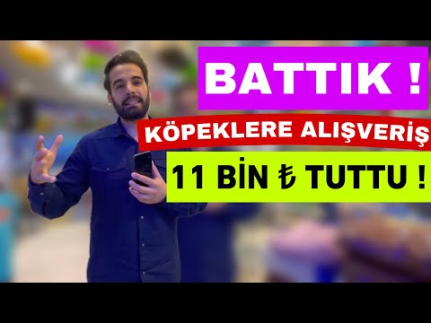 KÖPEK BESLEMEK ÇOK ZOR - 11 BİN TL'ye MAMA ALDIK !