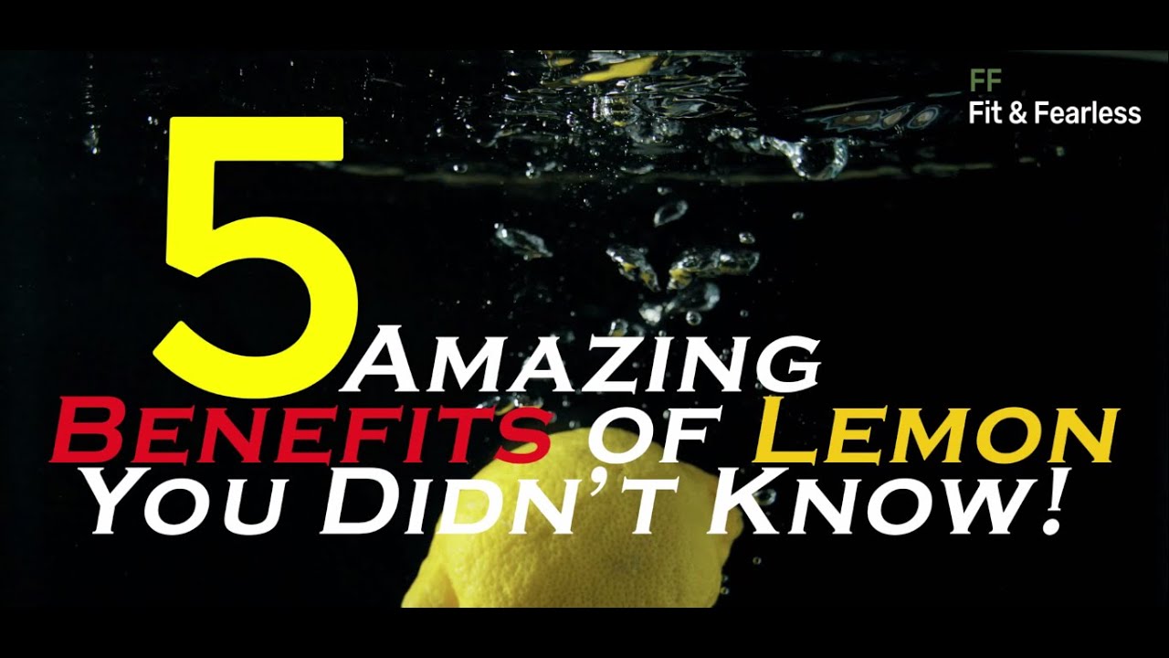 5 Amazing benefits of lemon you didn't know | lemons benefits | health ...