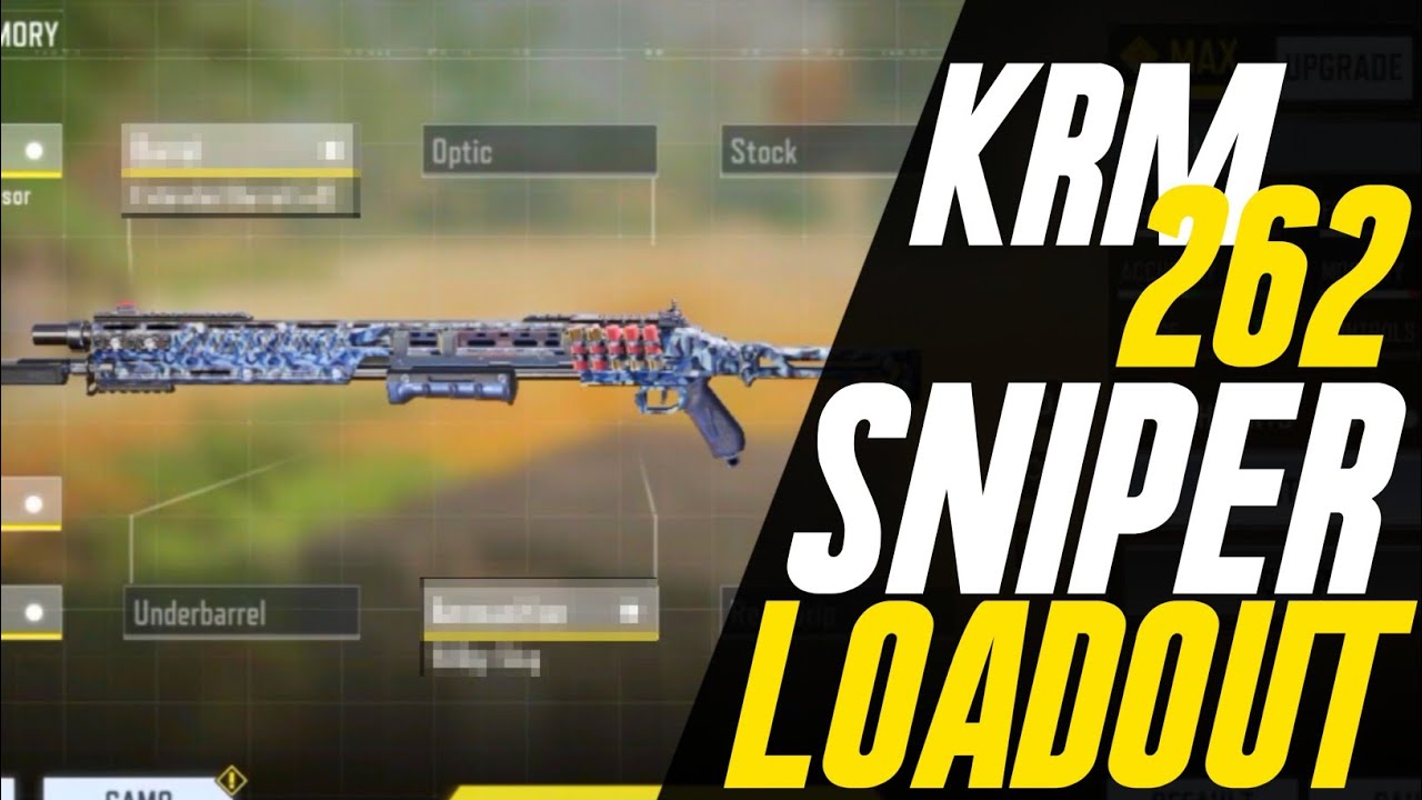 KRM 262 SNIPER Loadout | The Range is INSANE! - YouTube