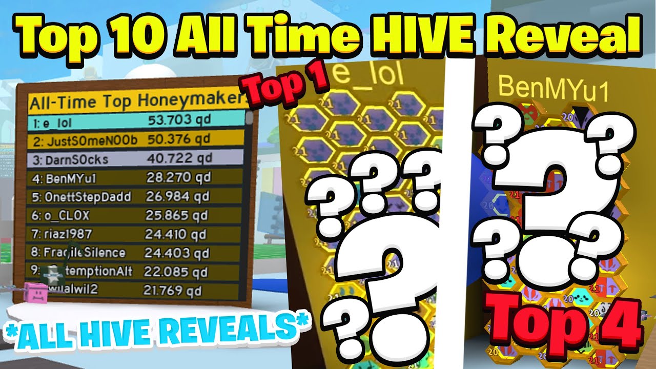 Top 10 All Time LB Players Reveal Their Hive! ft. e_lol, DarnS0cks ...