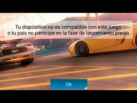 ASPHALT 9 [SOLUCIONAR DISPOSITIVO NO COMPATIBLE] ROOT NEEDED/NECESARIO