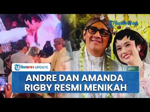 Andre Taulany dan Amanda Rigby Resmi Menikah, Momen Akad Nikah dengan Busana Adat Jawa Beredar