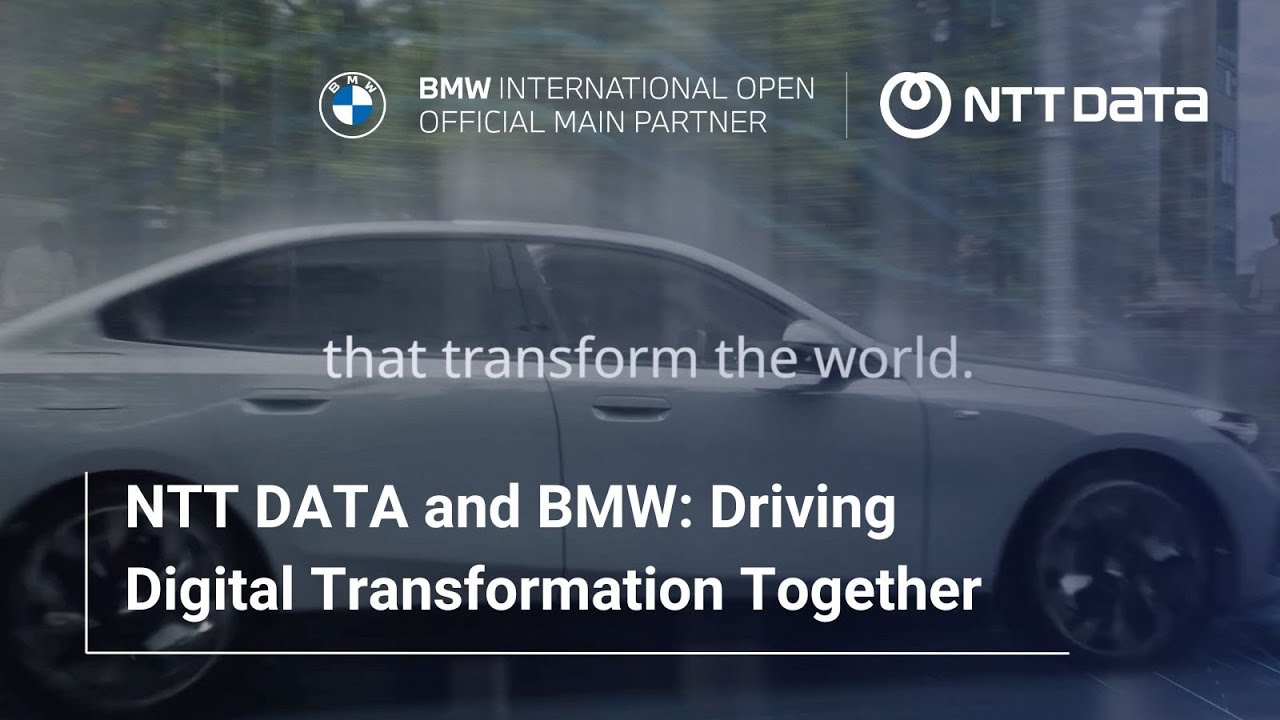 NTT DATA and BMW: Driving Digital Transformation Together - YouTube