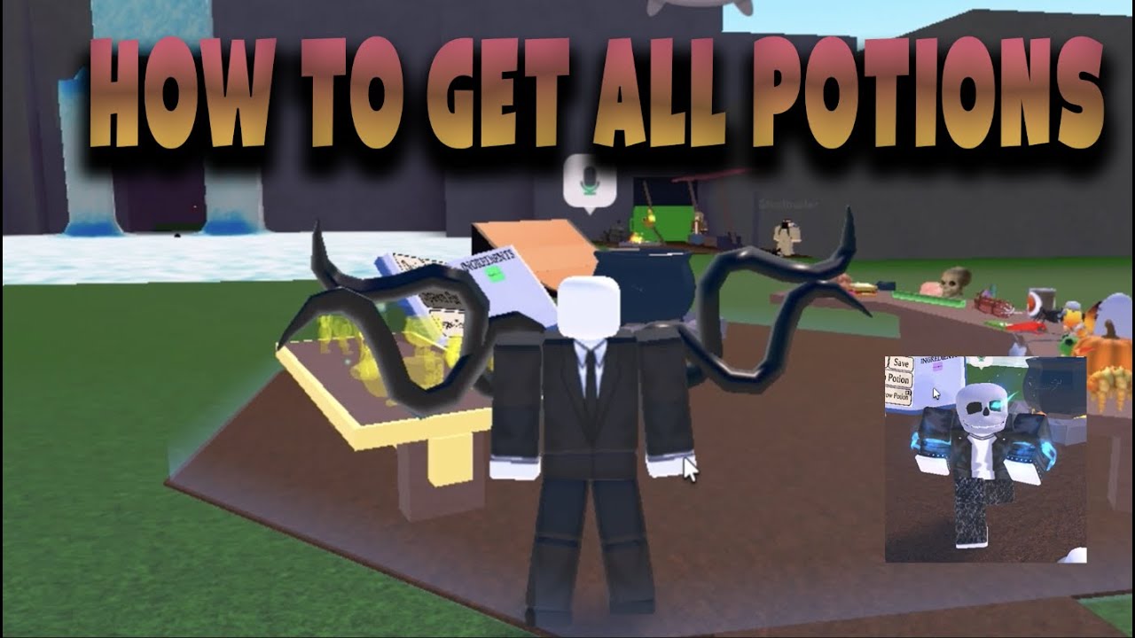 HOW TO GET ALL NEW POTIONS AND INGREDIENTS - Slender Man Potion ...