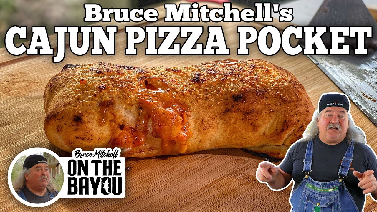 Bruce Mitchell's Cajun Pizza Pockets | Blackstone Griddles - YouTube