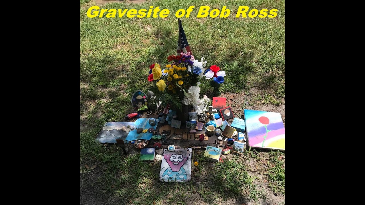 Gravesite of legendary artist Bob Ross [7/6/2020] - YouTube
