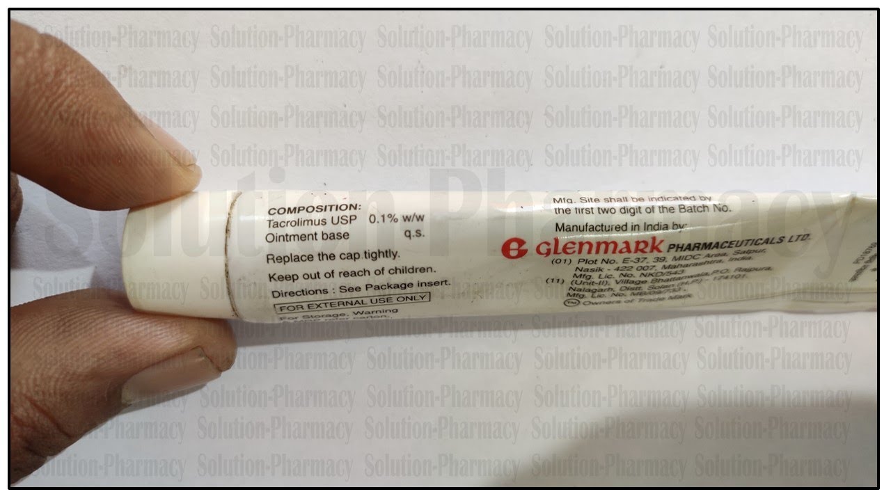 Tacrolimus | Tacroz Fort Ointment = For Safed Dag | Leukoderma ...