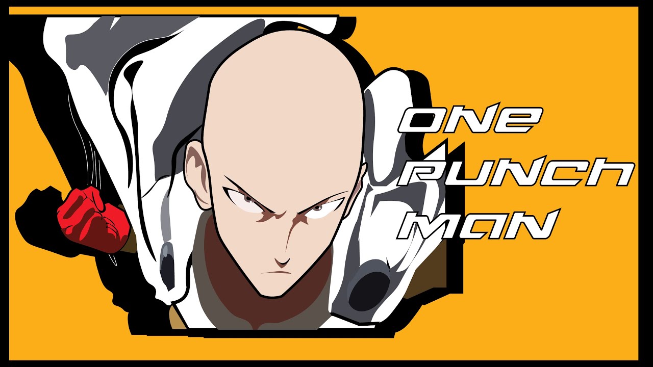 Drawing Saitama One Punch Man | Vector | Speed Art| Use Mouse| Adobe ...