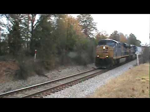 CSX 784 leads Q612-13 in Palmetto, GA - YouTube