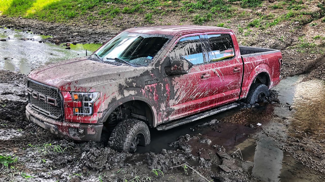 Took My Lifted F150 OFF ROADING. DISASTER Followed - YouTube