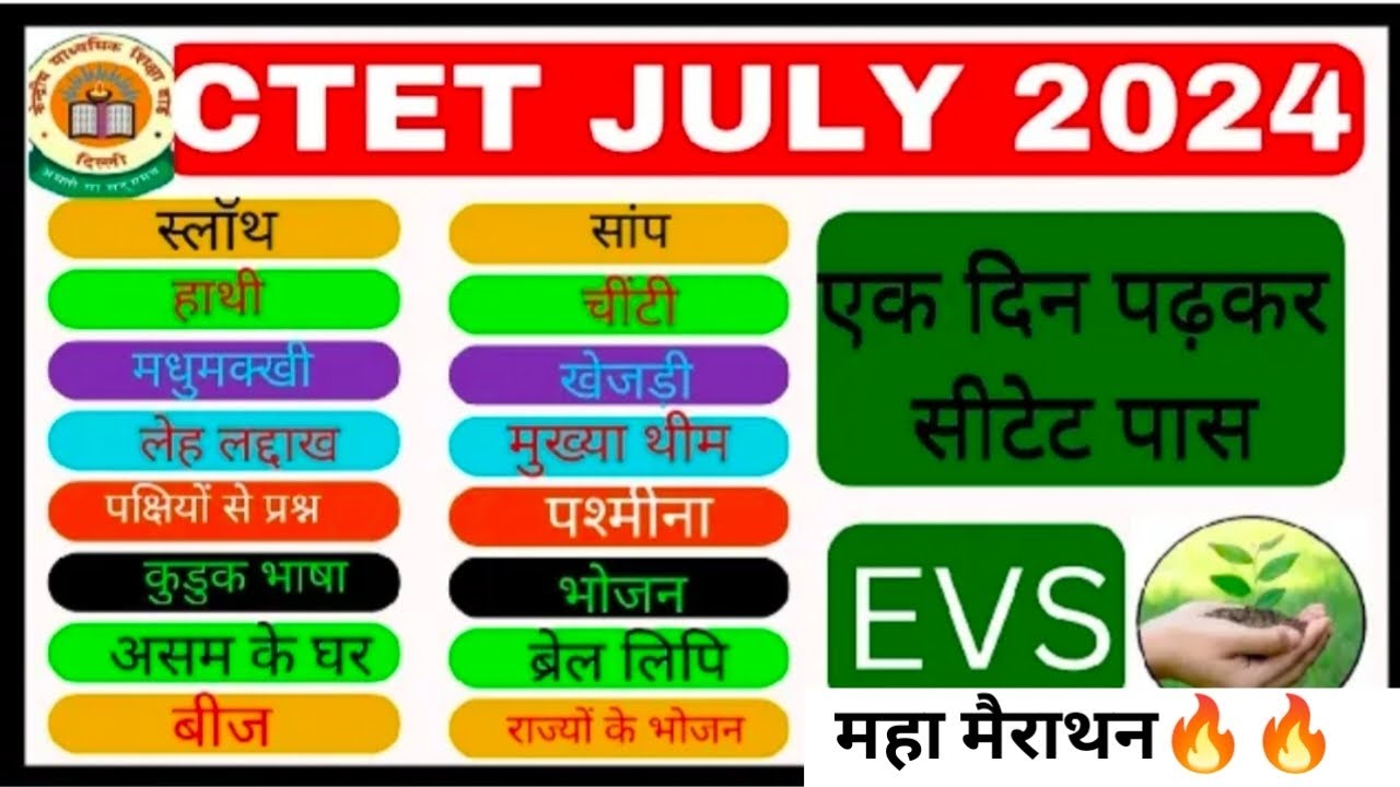 CTET 7 JULY 2024 | CTET EVS NCERT Book CLASS 3,4&5 ALL Chapter Complete ...
