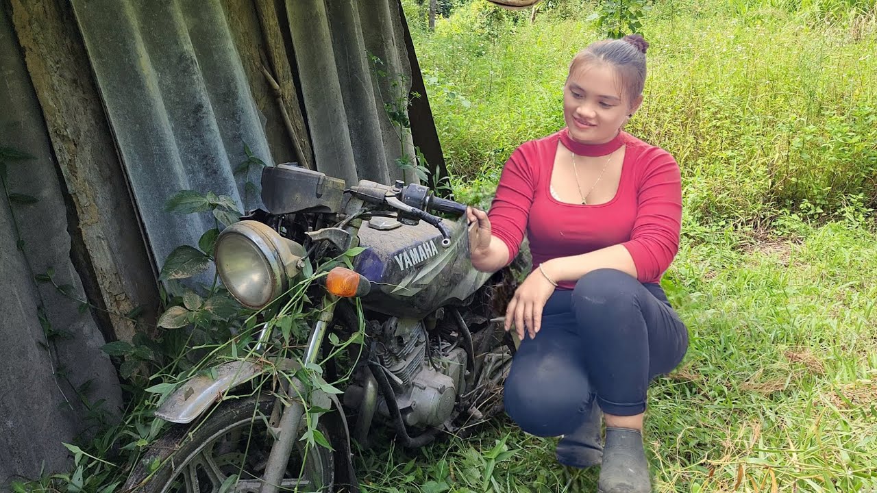 TIMELAPSE: From start to finish how I repair and restore old motorbikes ...