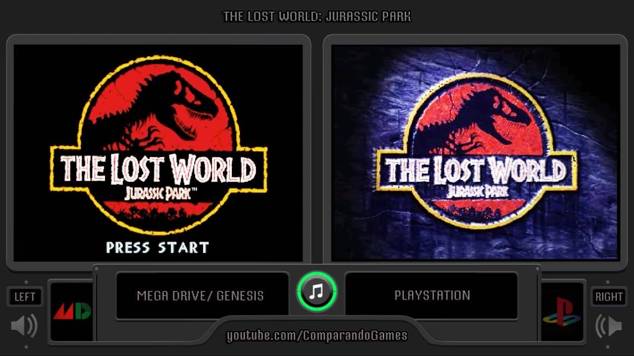 The Lost World: Jurassic Park (Sega Genesis vs Playstation) Side by ...