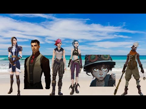 Jinx & Vi Go To The Beach - YouTube