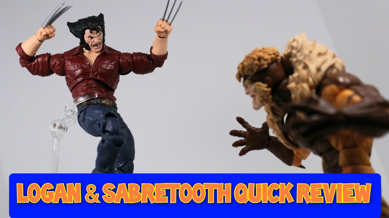Marvel Legends Wolverine & Sabretooth 2 Pack Quick Review! - YouTube