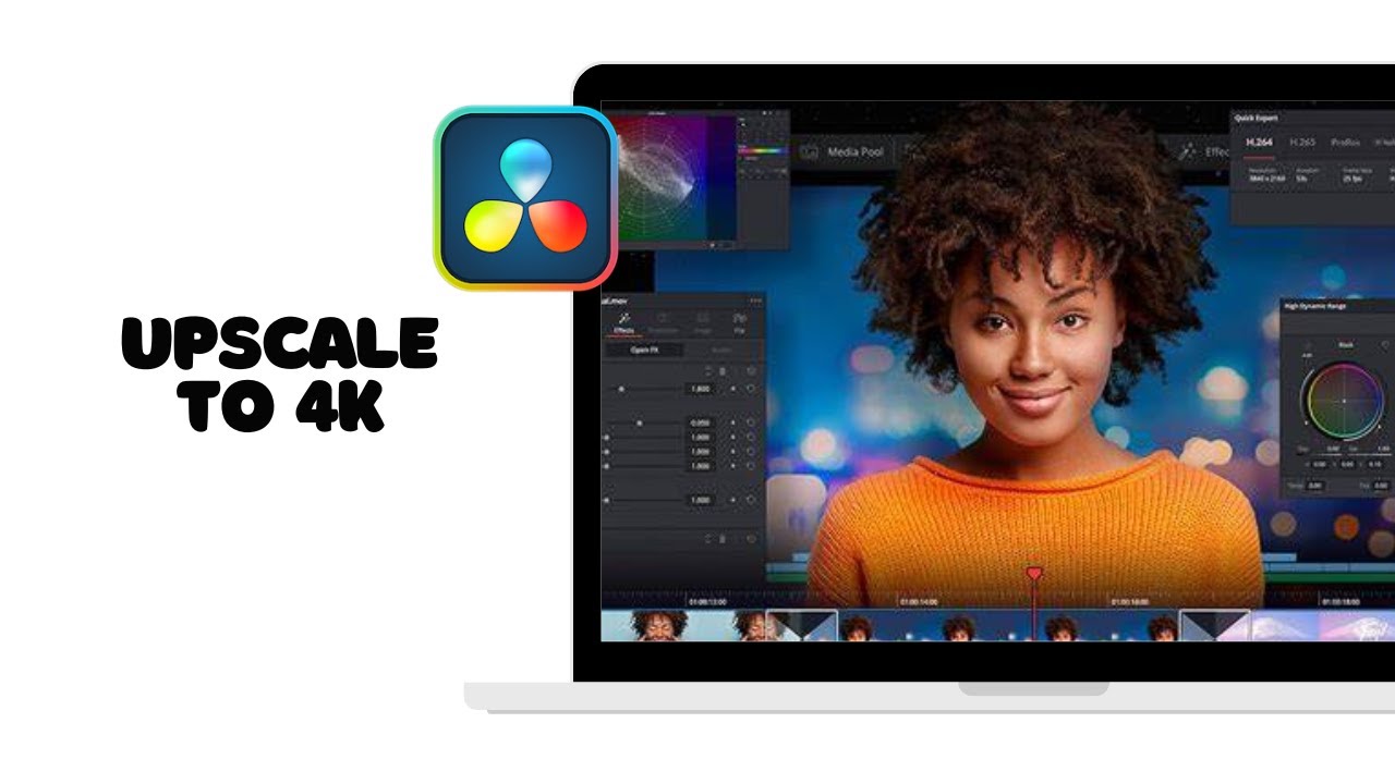 How To Upscale to 4K in Davinci Resolve 18 | Enhance Your Footage by ...