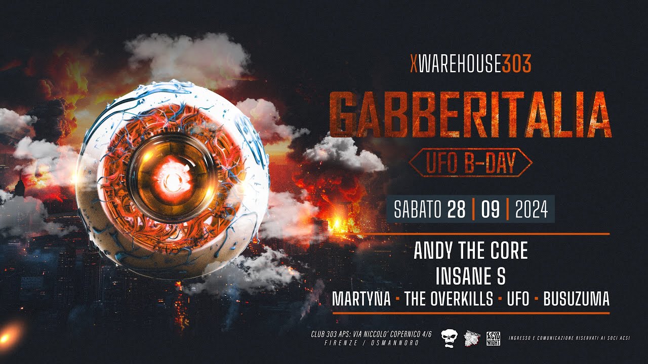 AFTER MOVIE GABBERITALIA 28/09/24 - Andy The Core, Insane S, Martyna ...