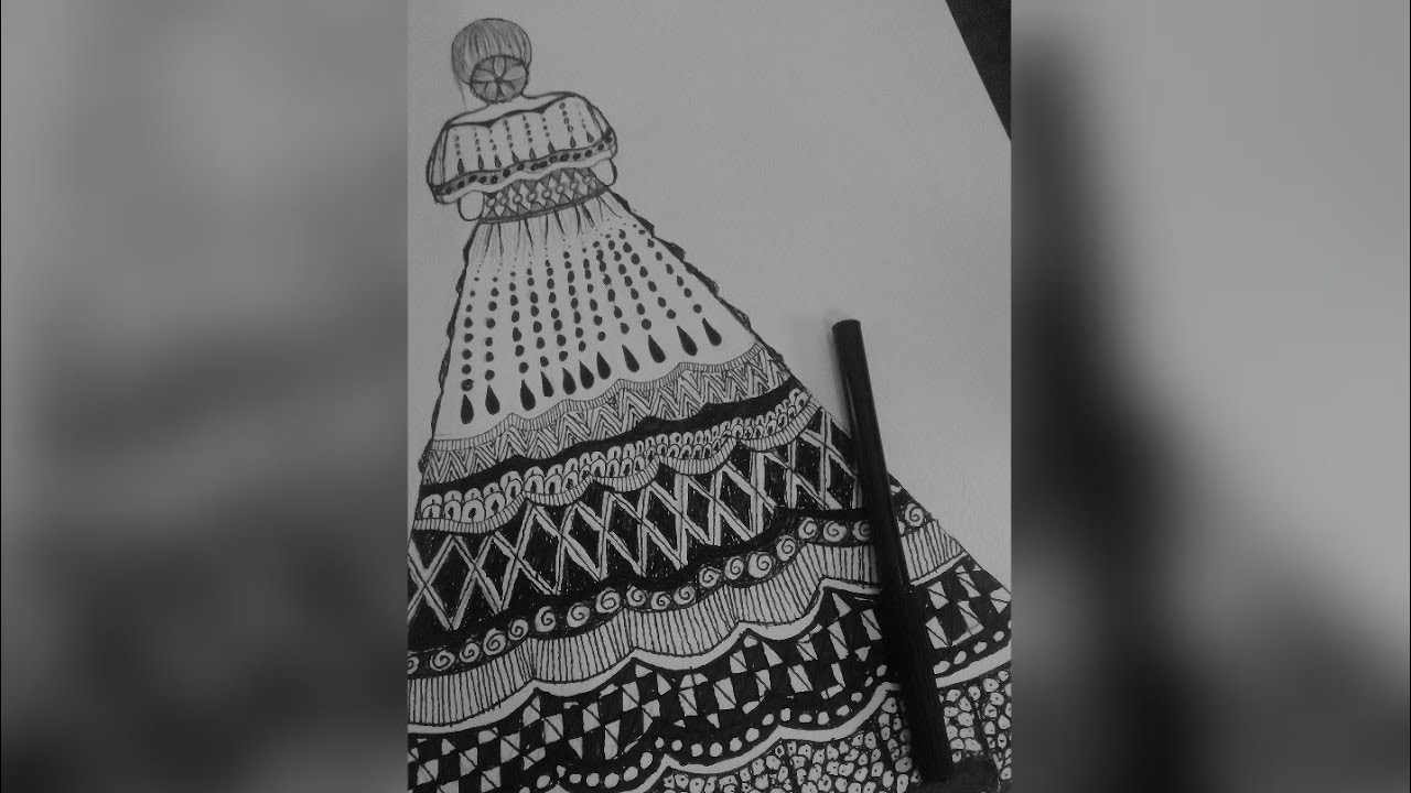 Mandala Art dress design fashion#mandalaart #fashion | Hira creativity ...