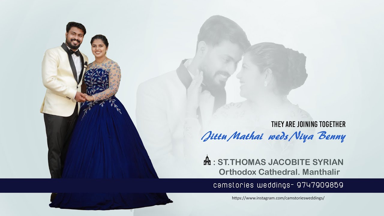 Jittu Mathai weds Niya Benny - YouTube